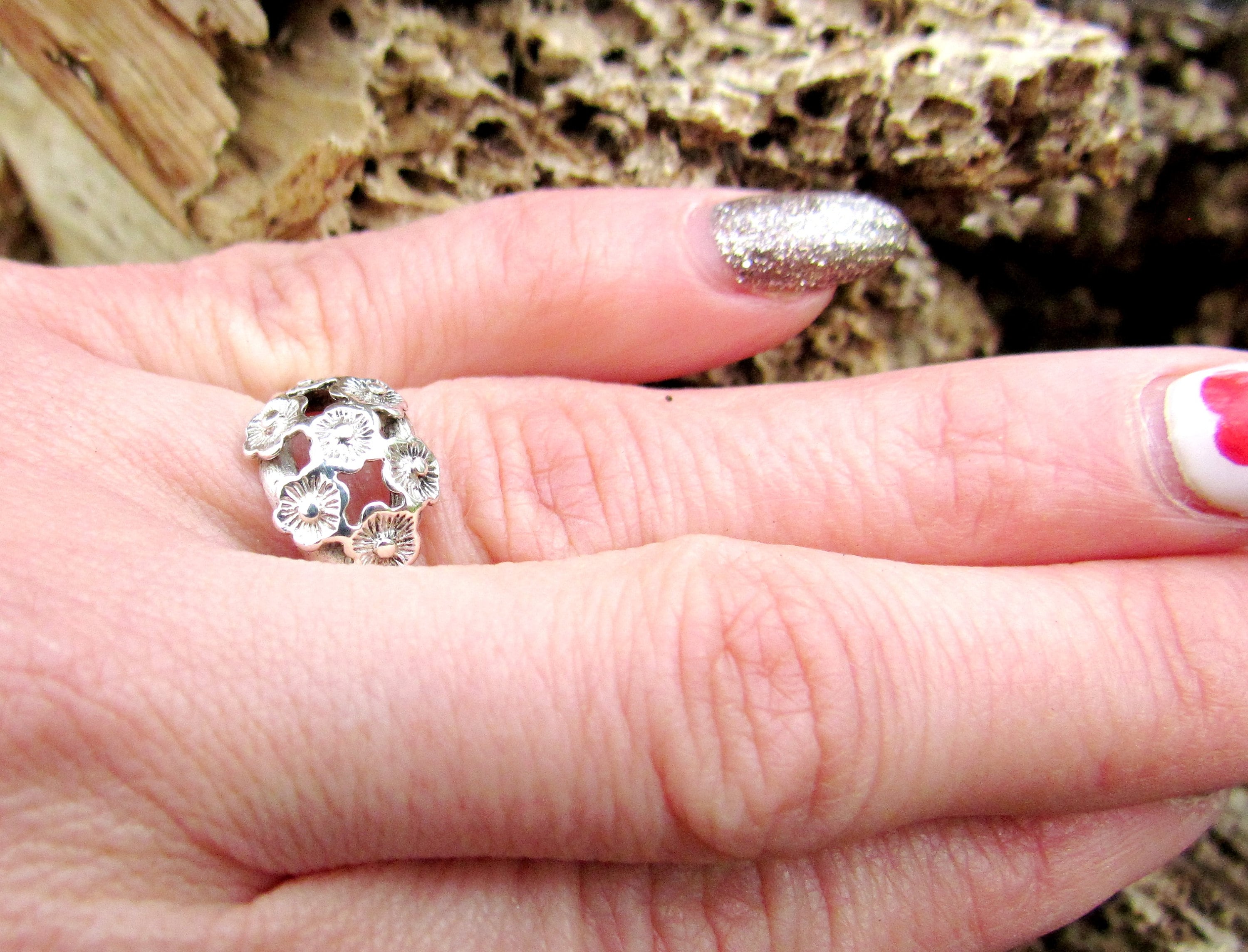 Victorian Ring Vintage Art Deco Ring 925 Sterling Silver | Etsy