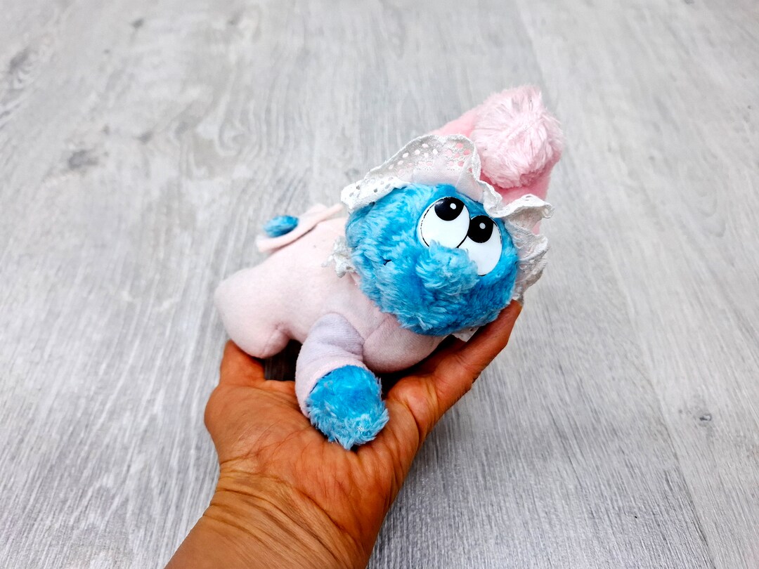 Stuffed Smurfette Plush Toys 7.5" Smurfs Anime Toys Vintage Collectible ...