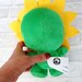 Stuffed Sunflower Plush Toys Vintage Stuffed Flower Plush Toys - Etsy