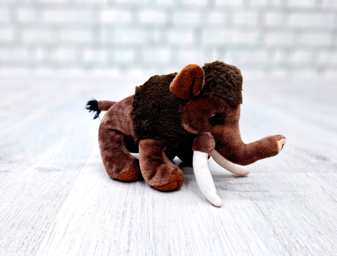 Stuffed Mammoth Plush Toys Vintage Mammoth Toys 8.5" Collectible Toy ...