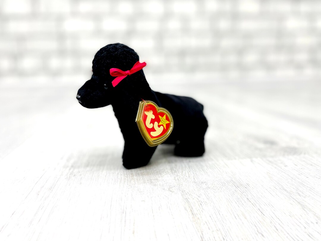 Ty Beanie Babies Stuffed Gigi the Dog Plush Toys 5" Vintage Poodle Dog ...