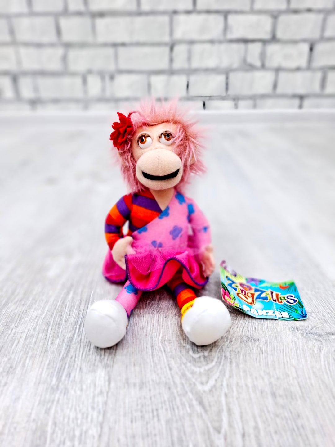 Stuffed Zingzillas Panzee Monkey Plush Toys Vintage Monkey Toys 9 ...