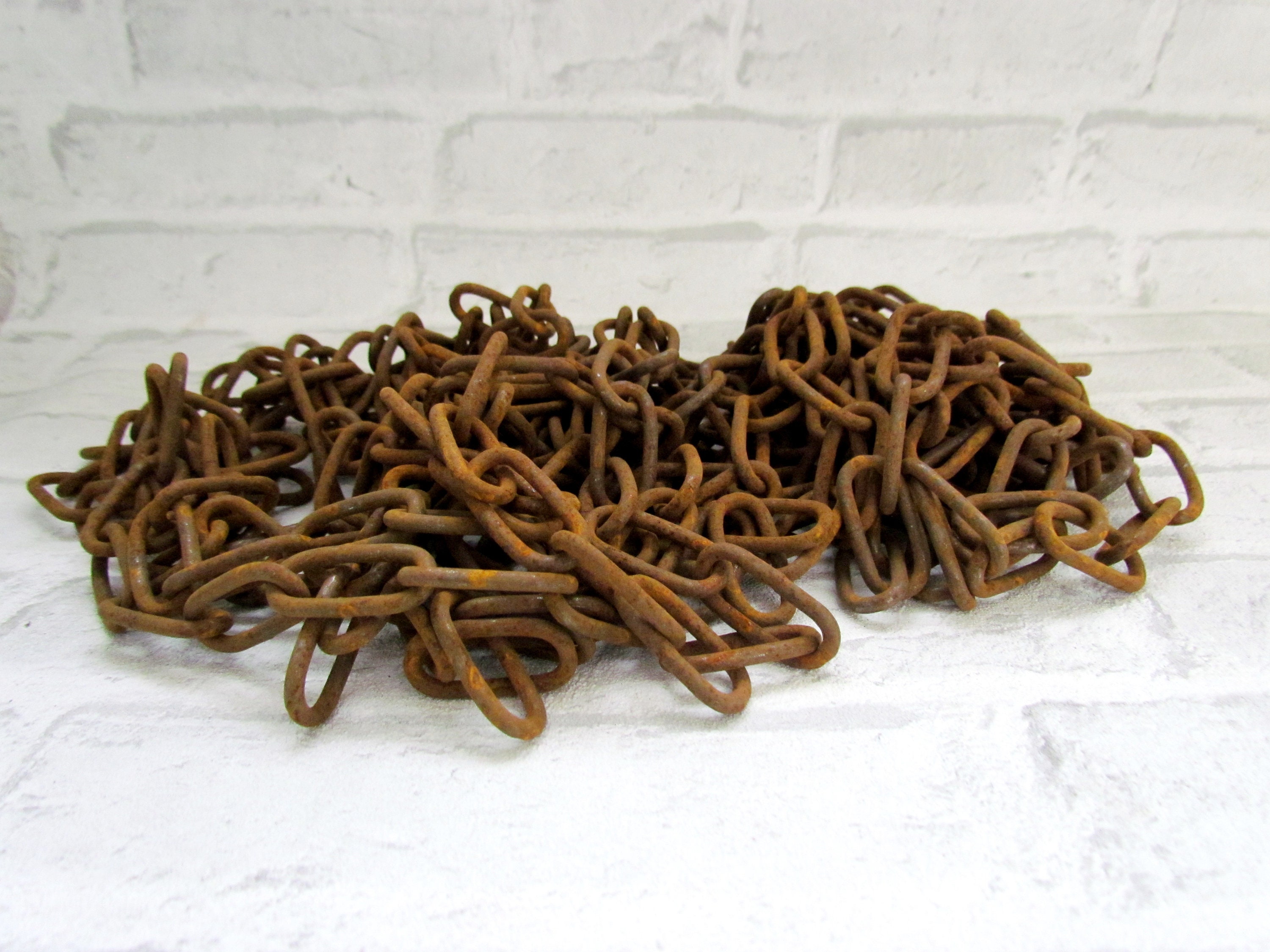 Home Décor Garden Decor Farmhouse Decor Rusty Chain Retro | Etsy