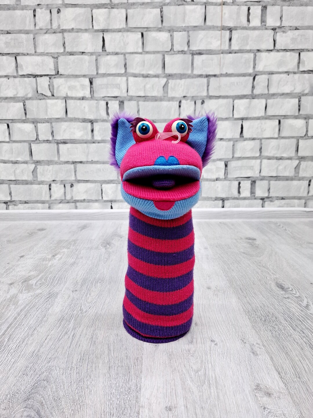The Puppet Company Scorch Knitted Puppet Toys 15" Vintage Collectible ...