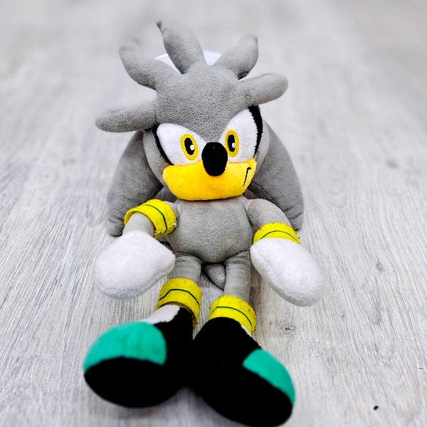 Silver the Hedgehog Plush - Etsy