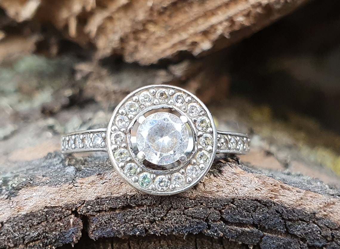 Silver Ring Vintage 925 Sterling Silver Jewelry Retro Jewelry - Etsy