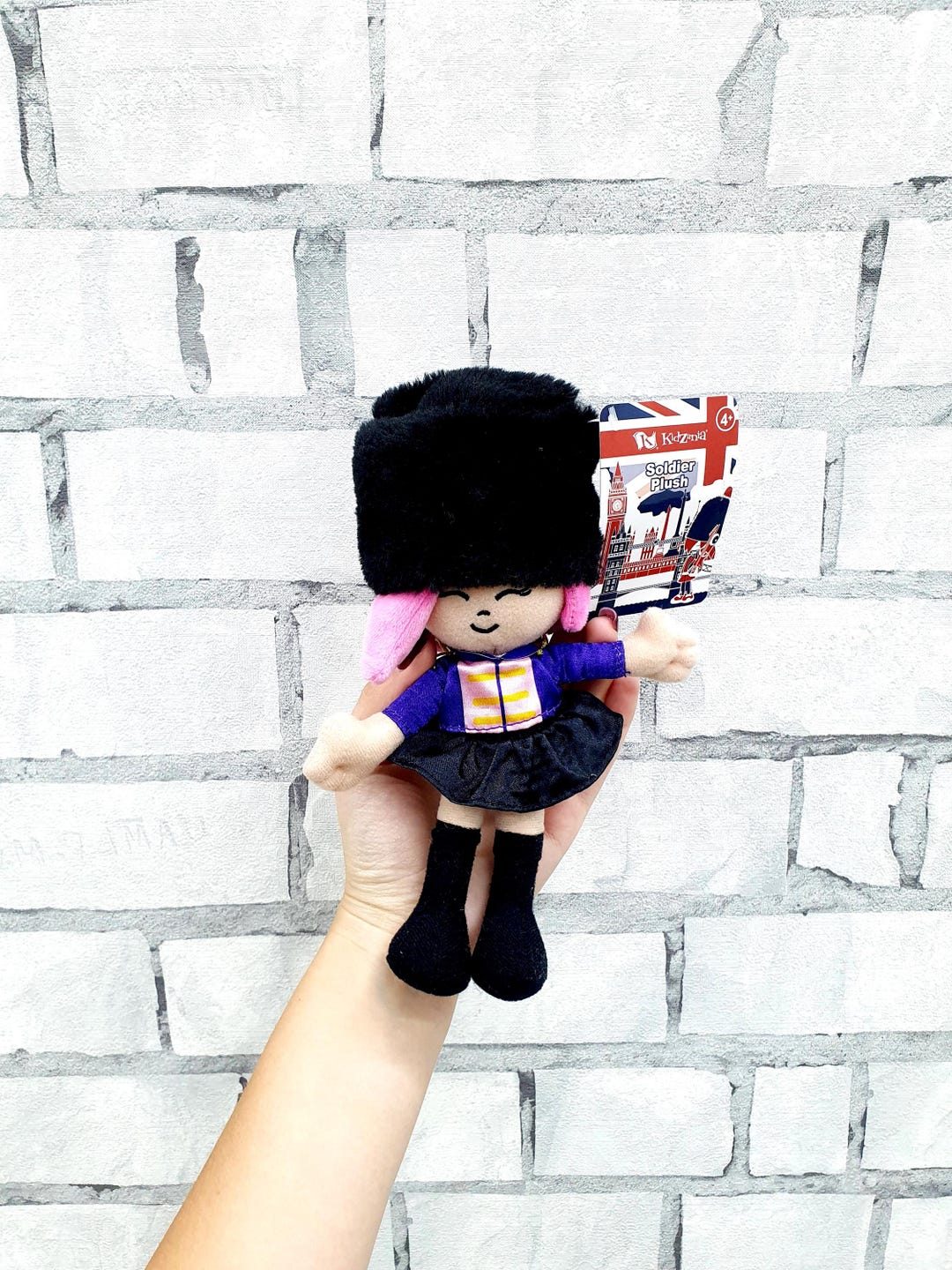 Vintage Soft Soldier British Guards London Plush Doll 8.5" Stuffed Doll ...