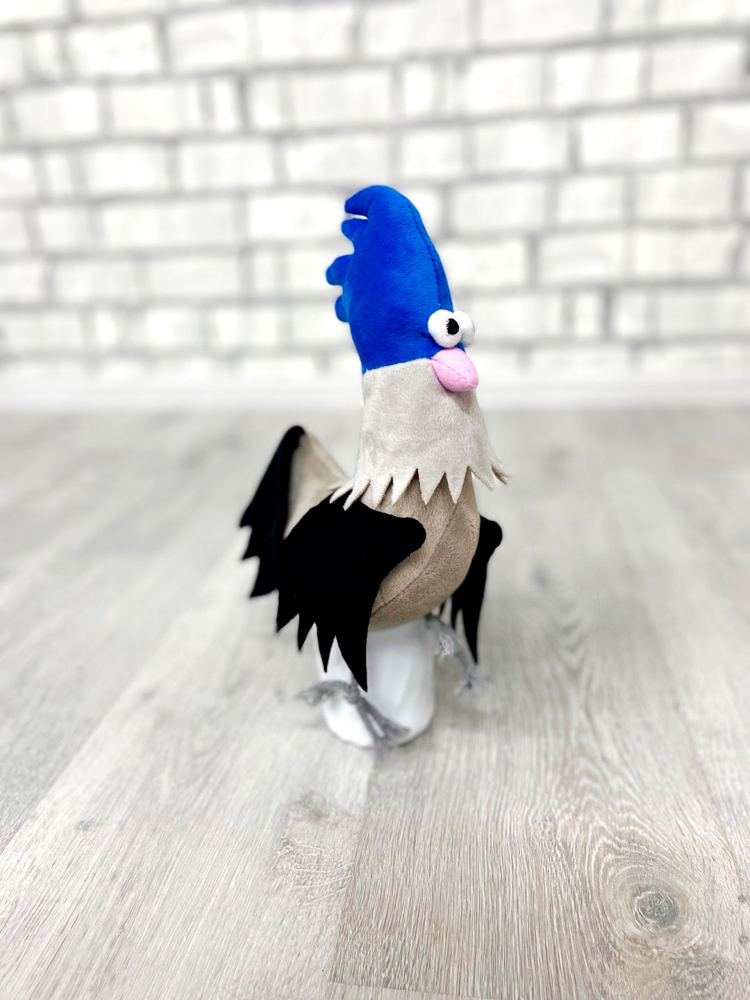 Stuffed Rooster Plush Toys Vintage Chicken Toys 10" Collectible Toy ...