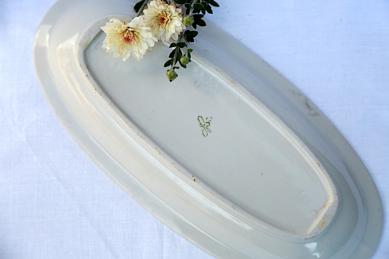 Vintage Oval Plate Victorian Plate Oval Bowl Oval Serving Bowl - Etsy