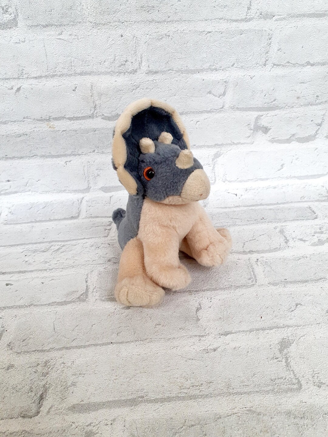 Dinosaur Plush Toys Vintage Triceratops Toys 7 Animals - Etsy