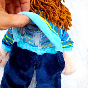 Stuffed White Boy Fiesta Crafts Puppet Plush Toys 15 Vintage ...