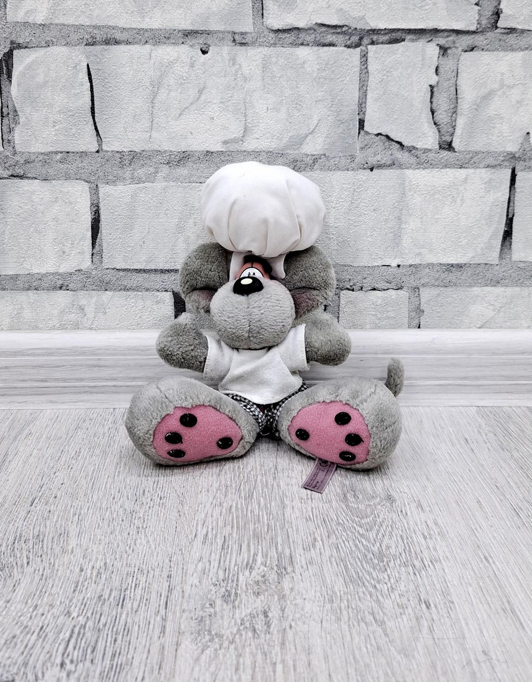 Stuffed Diddl Mouse Plush Toys Vintage Diddl Mouse Toys 10" Collectible ...