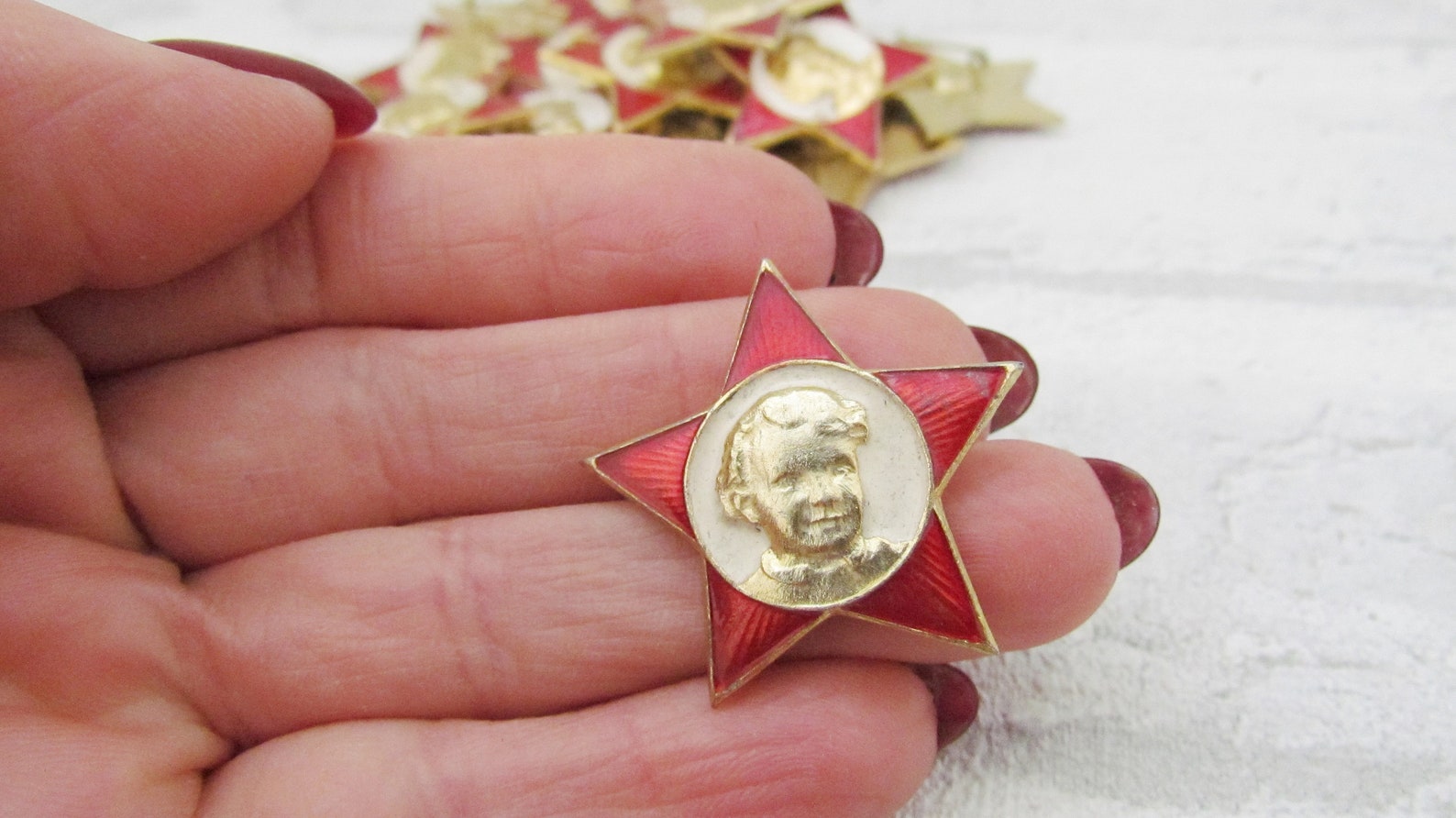 Army Military Gift Military Red Star Pins Military Pin Pioneer - Etsy