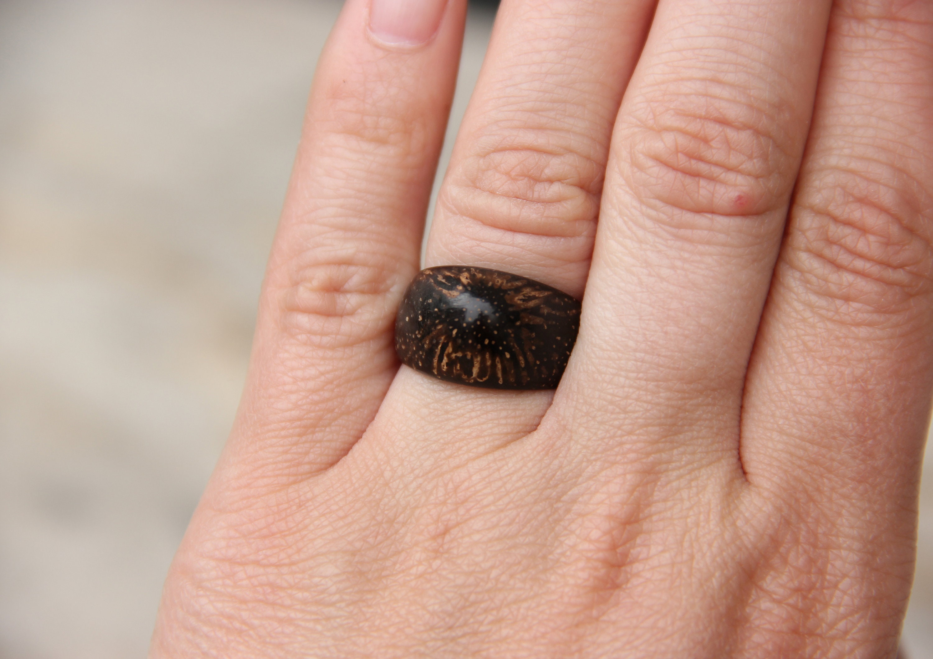Statement Ringformen Wood Ring Nature Jewelry Nature Ring - Etsy