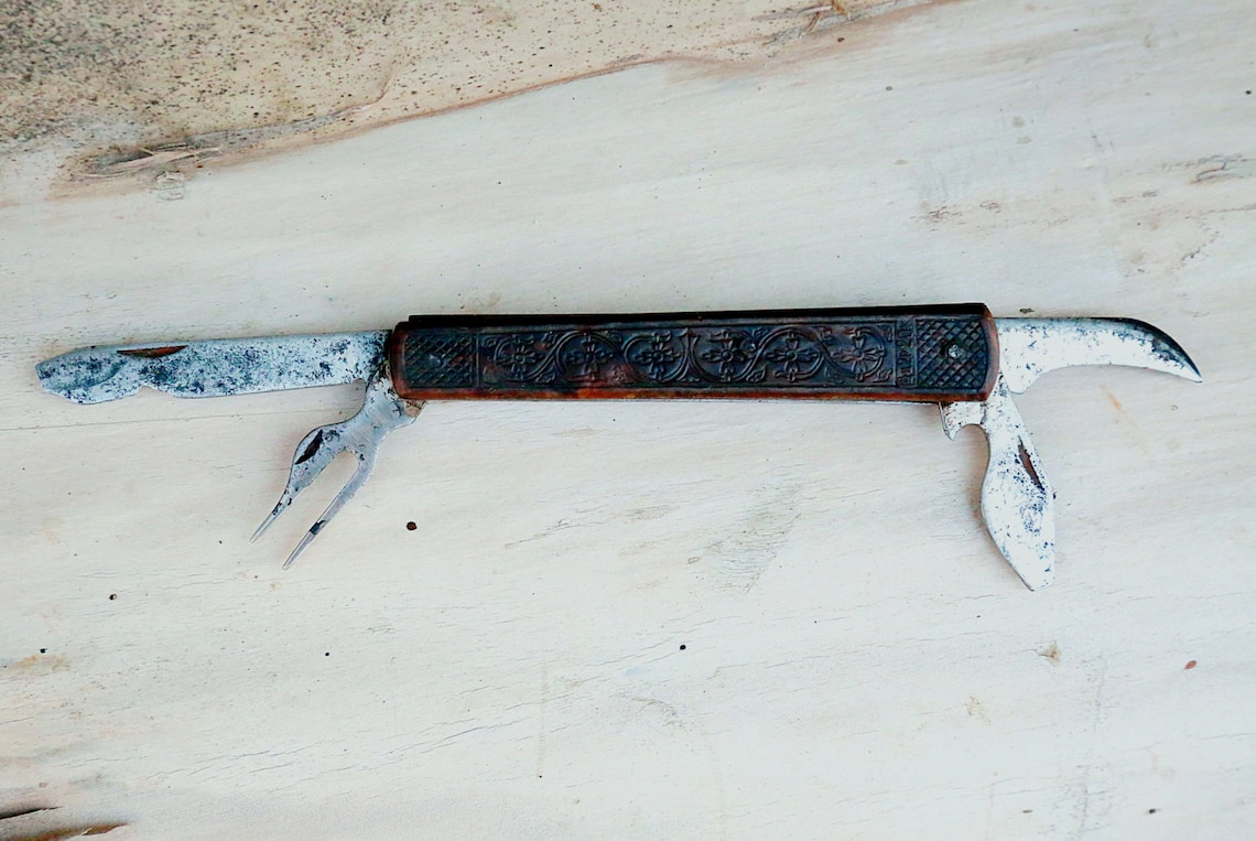 Vintage Folding Knife Pocket Knife Camping Knife Travel Knife | Etsy