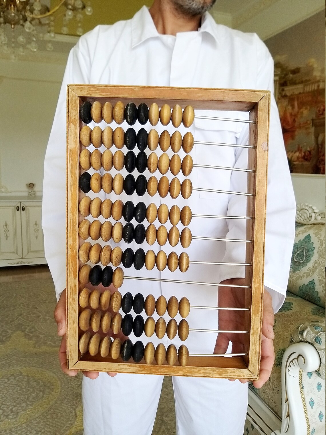 Large Abacus big Abacus Old Wooden Abacus Office Decor Rustic | Etsy