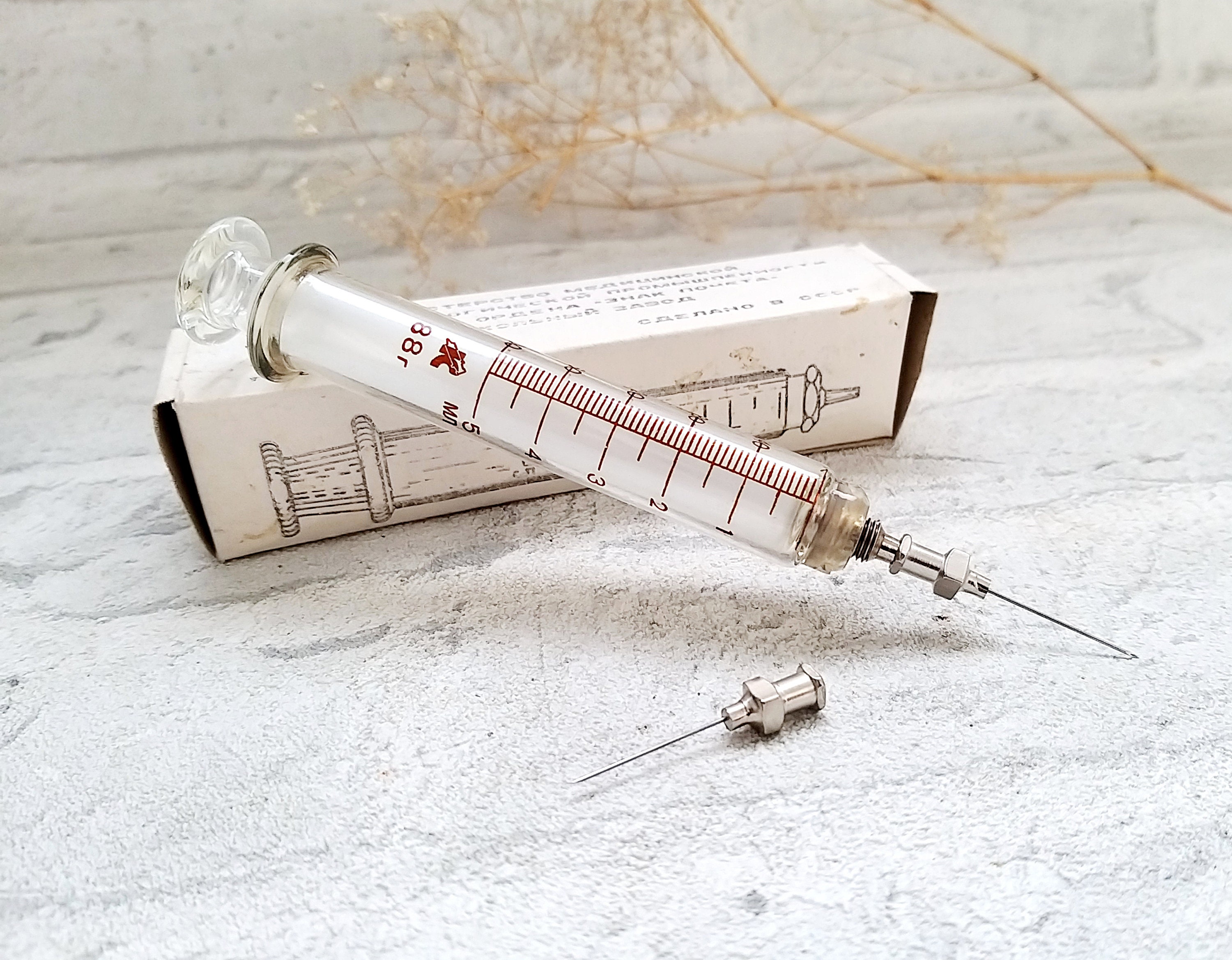 Glass Syringe 5ml Syringe Medical Equipment Medical Tool - Etsy UK