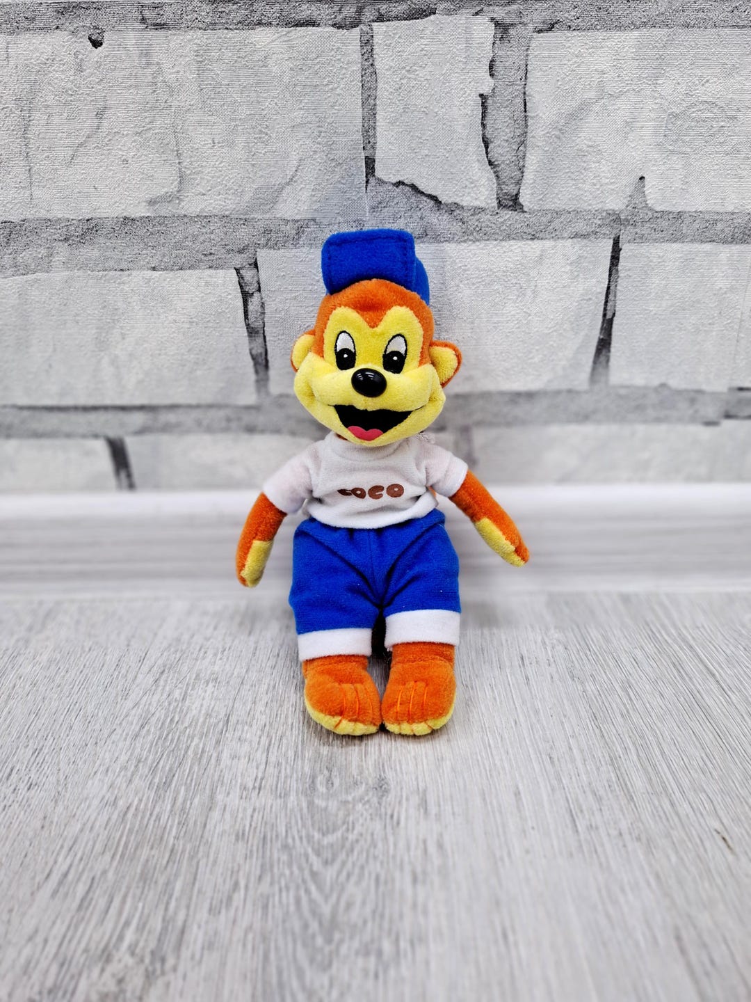 Stuffed Kelloggs Coco Pops Monkey Plush Toys Vintage 8" Collectible Toy ...