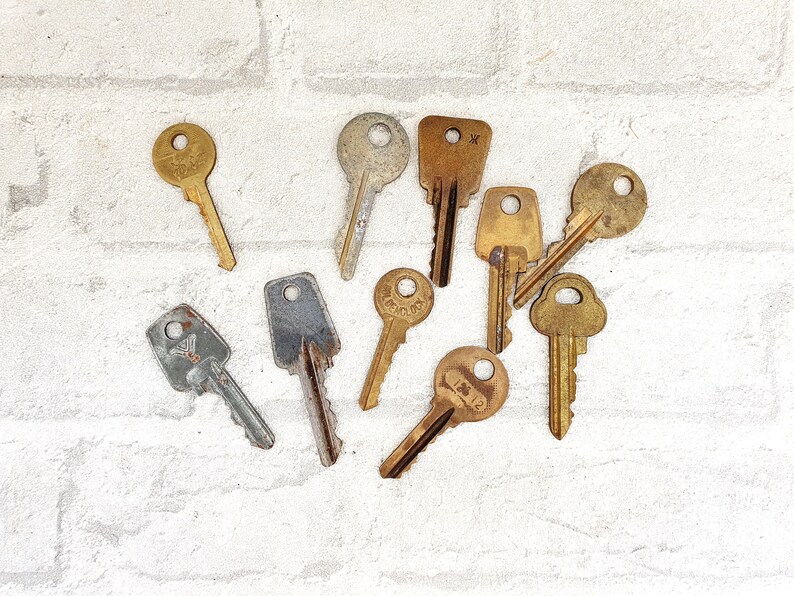 Rustic Home Decor Vintage Key Antique Skeleton Key Old Key - Etsy