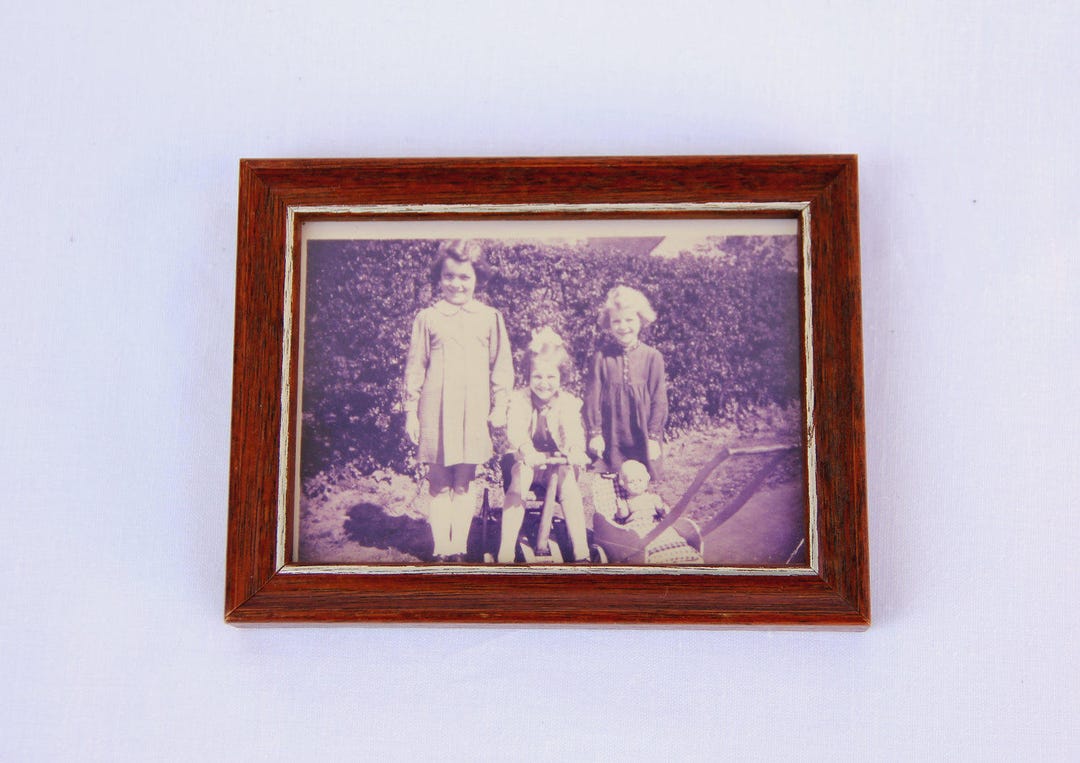 Rare Home Décor Old Foto Frame Wooden Frames Shabby Chic Decor Vintage ...