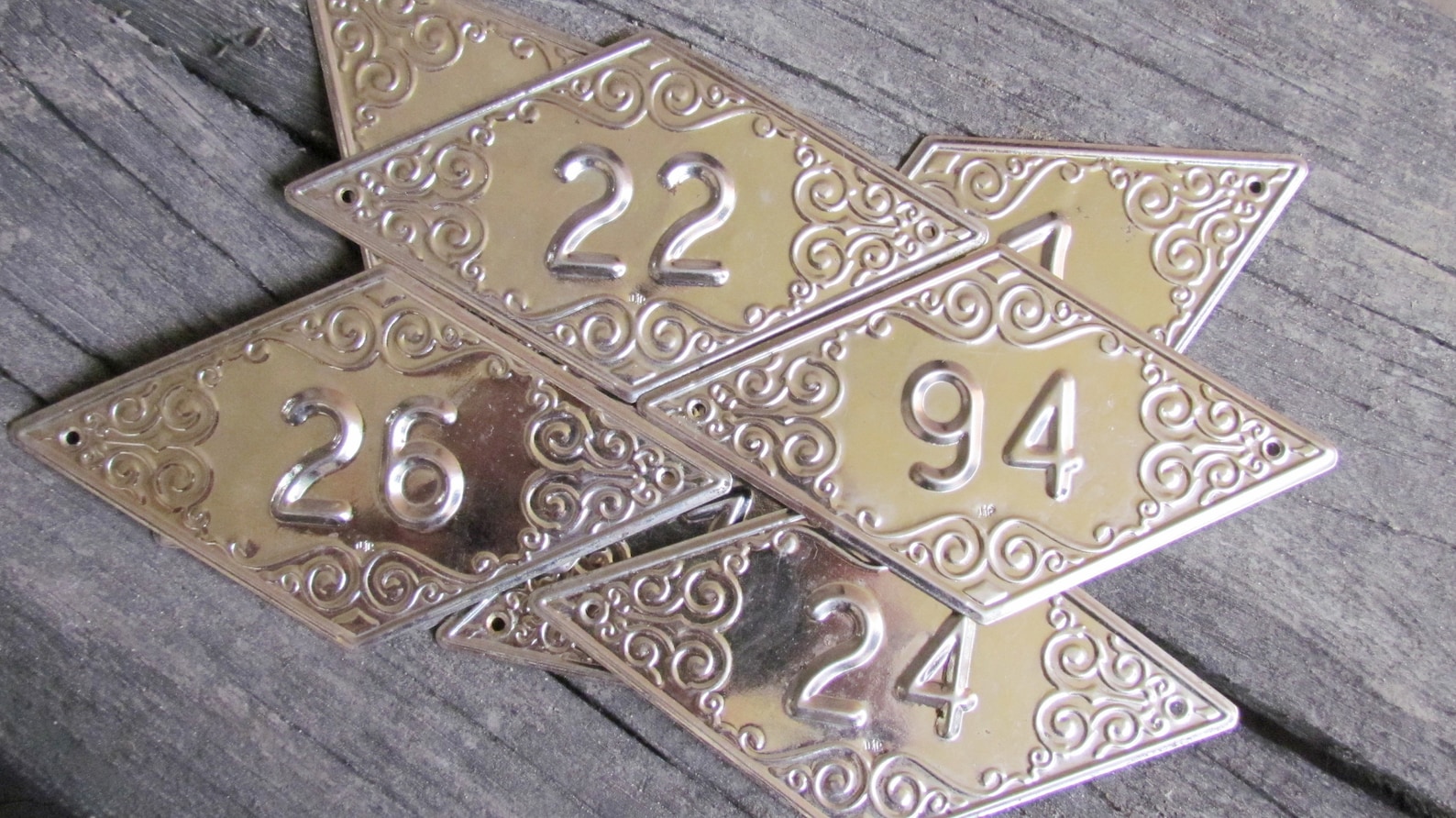 Soviet Door Numbers Vintage Room Number Home Decor House Numbers ...