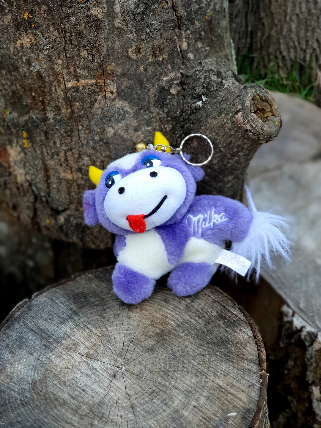 Milka Cow Plush Toys Vintage Cow Toys 6 Collectible Toy Plush Keychain ...