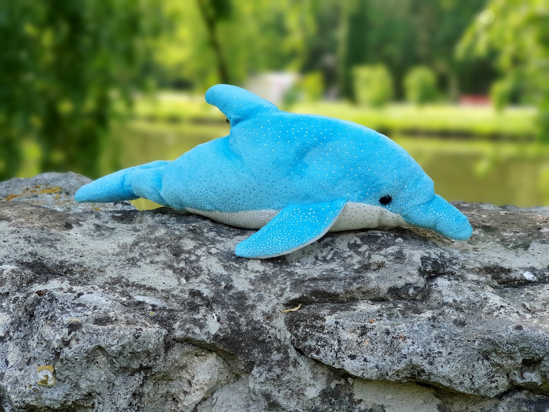 Stuffed Dolphin Plush Toys Vintage Dolphin Toys 12 - Etsy