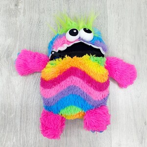 Rainbow Worry Yummy Monster Plush Toys 12" Monster Doll Vintage ...