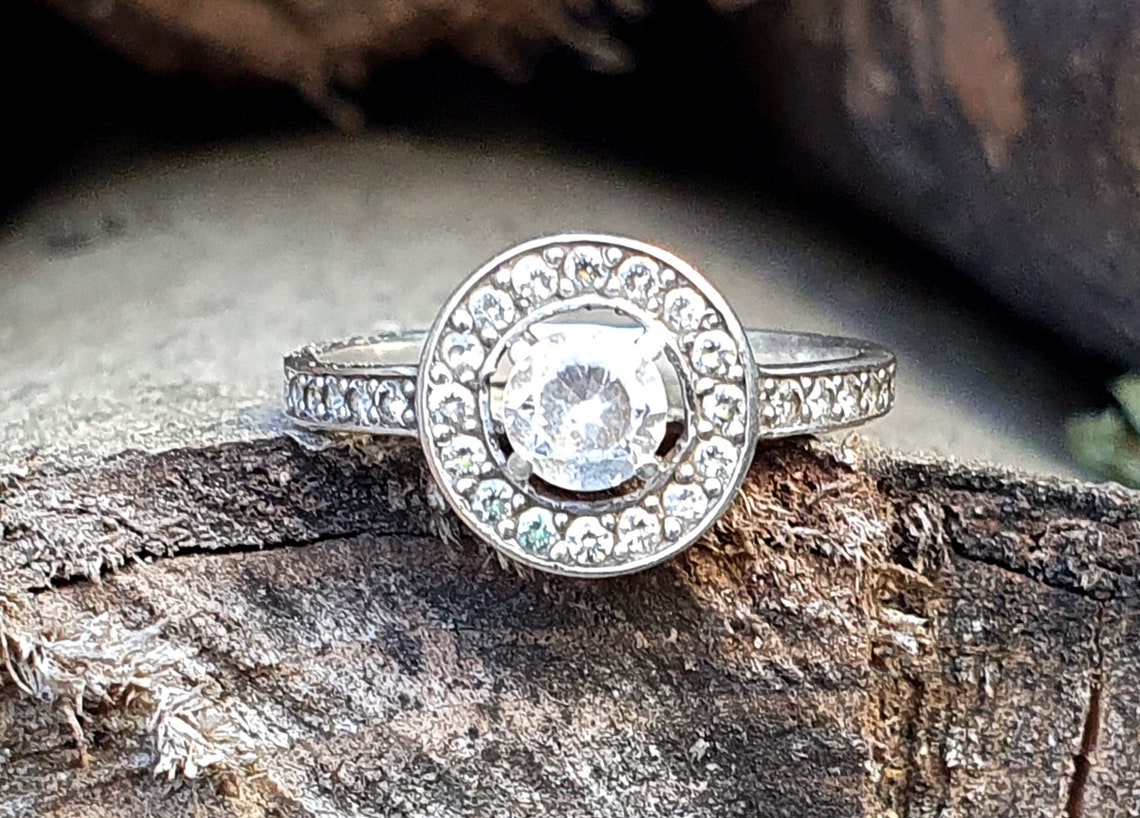 Silver Ring Vintage 925 Sterling Silver Jewelry Retro Jewelry - Etsy