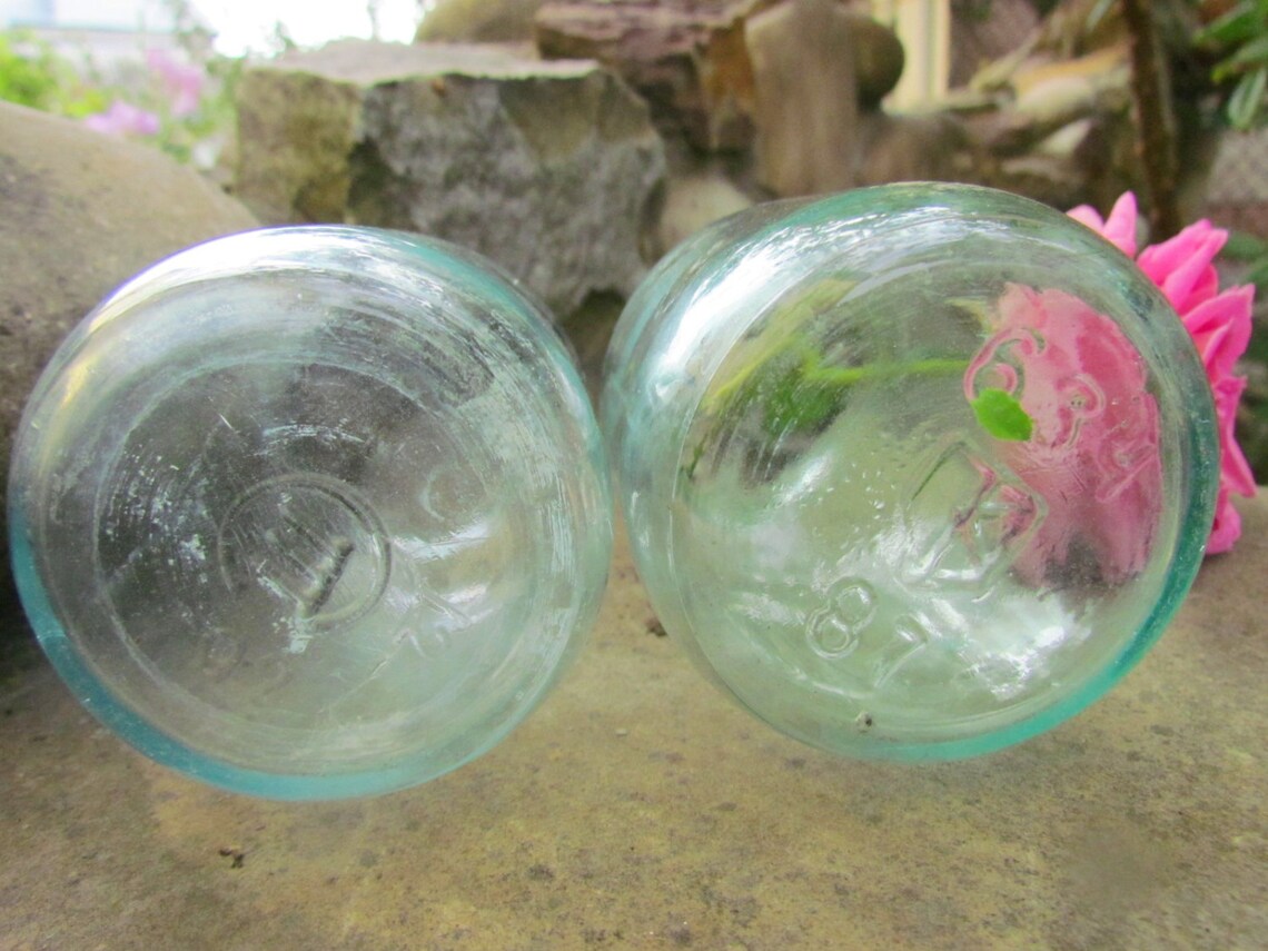 Rustic Wedding Bottle Rustic Wedding Decor Antique Jar Glass - Etsy