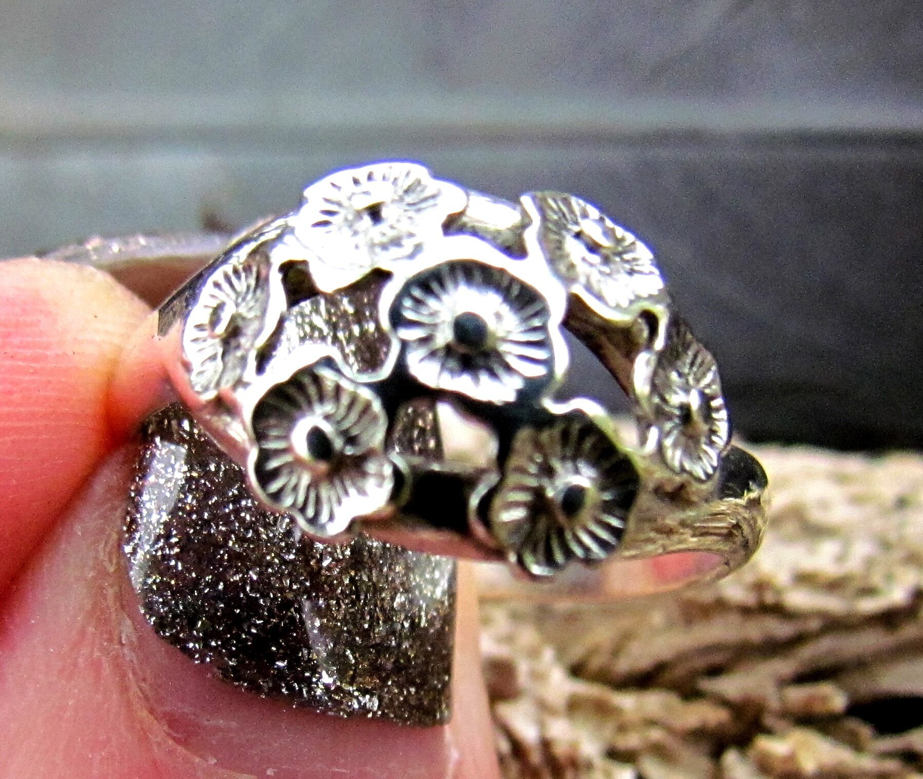 Victorian Ring Vintage Art Deco Ring 925 Sterling Silver | Etsy