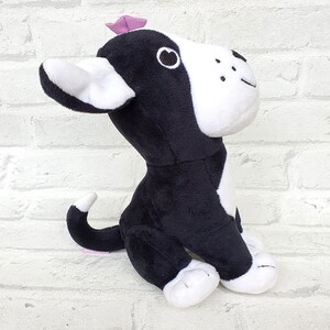 Stuffed Black White Dog Plush Toys Vintage Puppy Dog Toys - Etsy