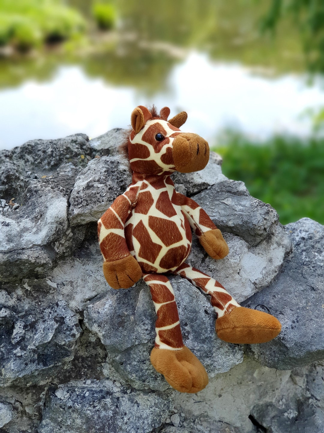 Stuffed Giraffe Plush Toys Vintage Giraffe Toy 12" Collectible Toy ...