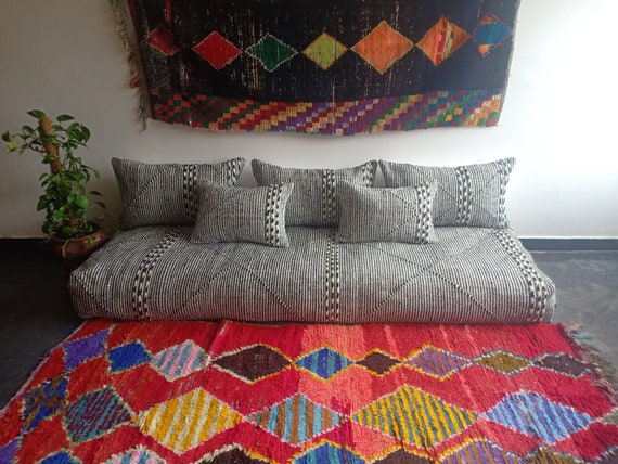 Moroccan Floor Couch 456 & 7 Ft 120/150/180/210 X70x15 - Etsy UK