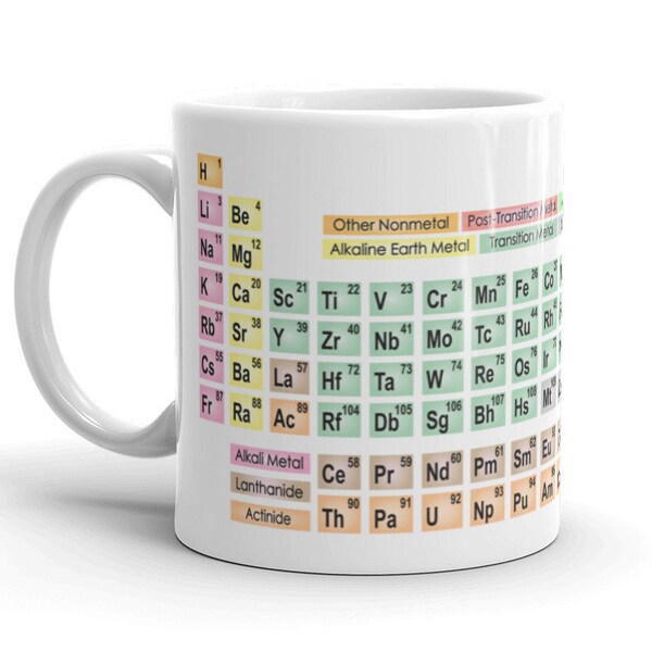 Periodic Table Mug - Etsy