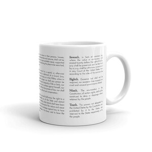 American Bill of Rights Mug - Etsy