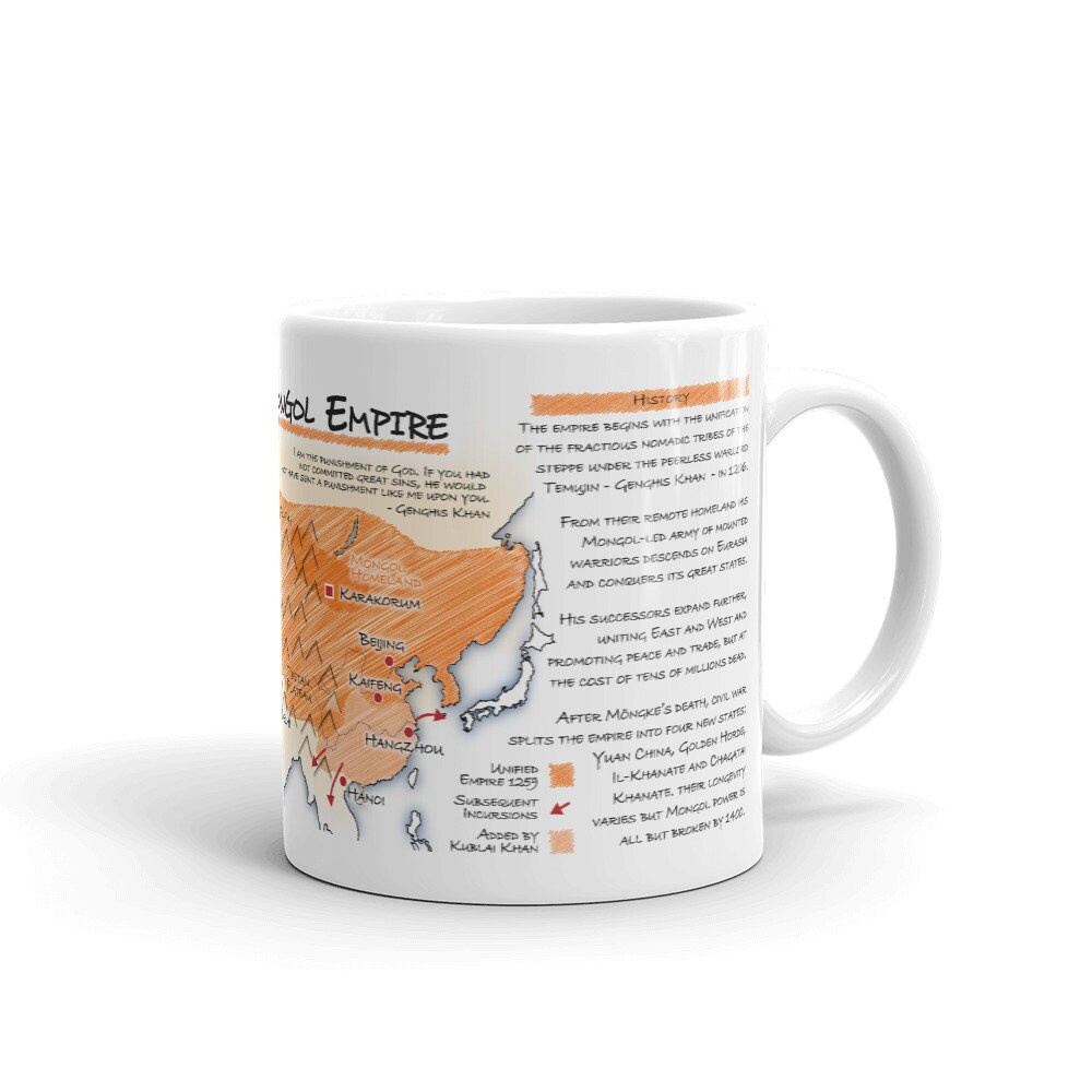 Mongol Empire Mug - Etsy