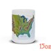United States Physical Map Mug - Etsy