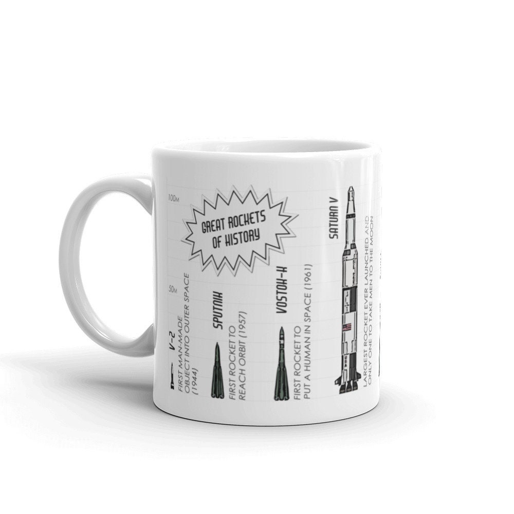 Great Rockets of History Mug - Etsy