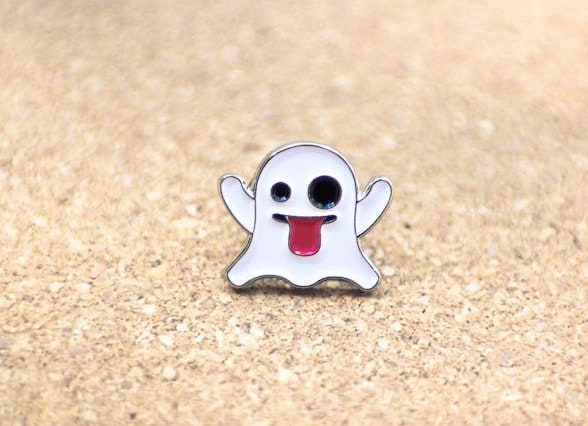 Ghost Emoji Lapel Hat Pin - Etsy