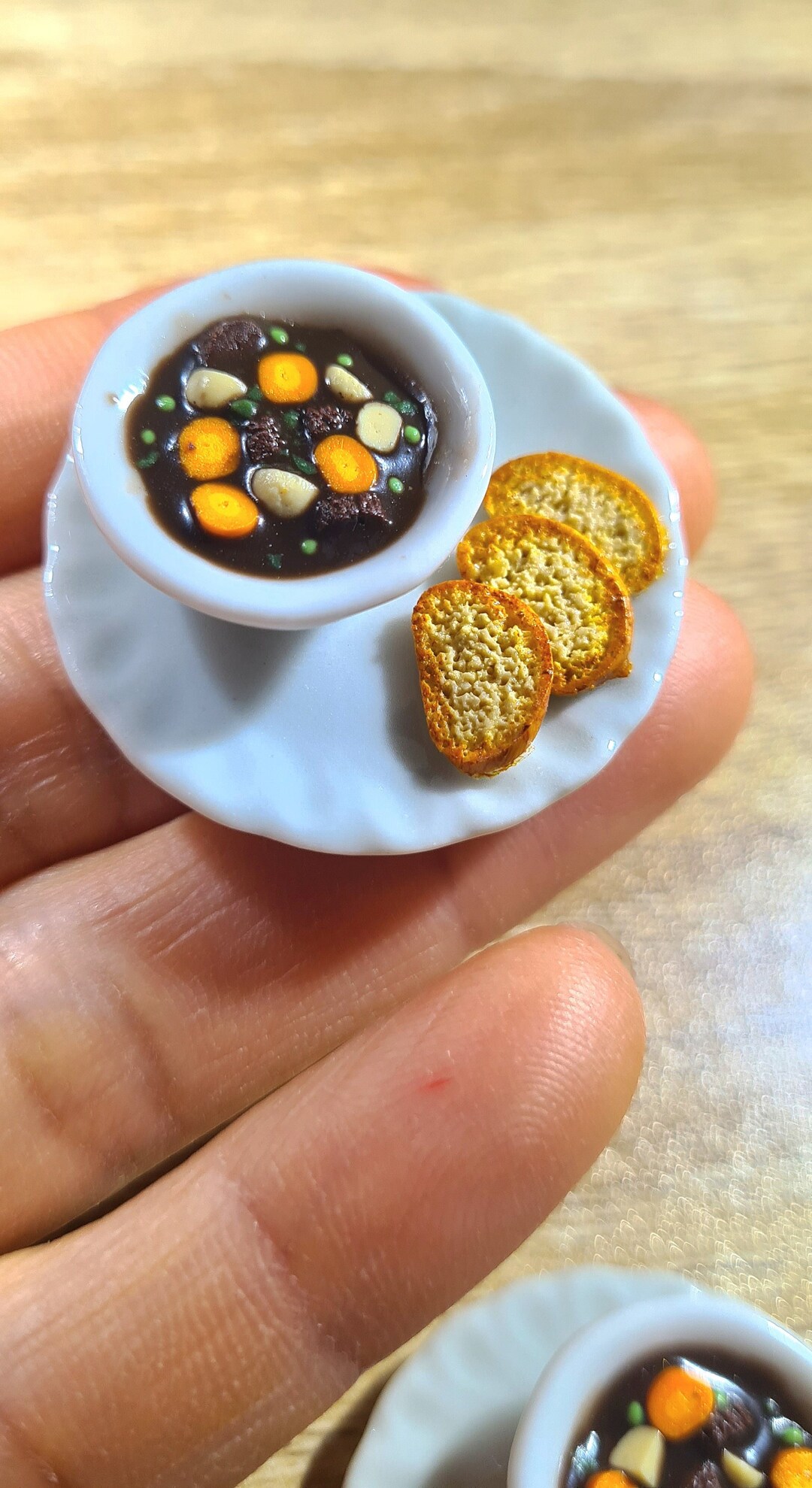 Miniature Beef Stew, Dollhouse Food ,realistic Food, Dollhouse ...