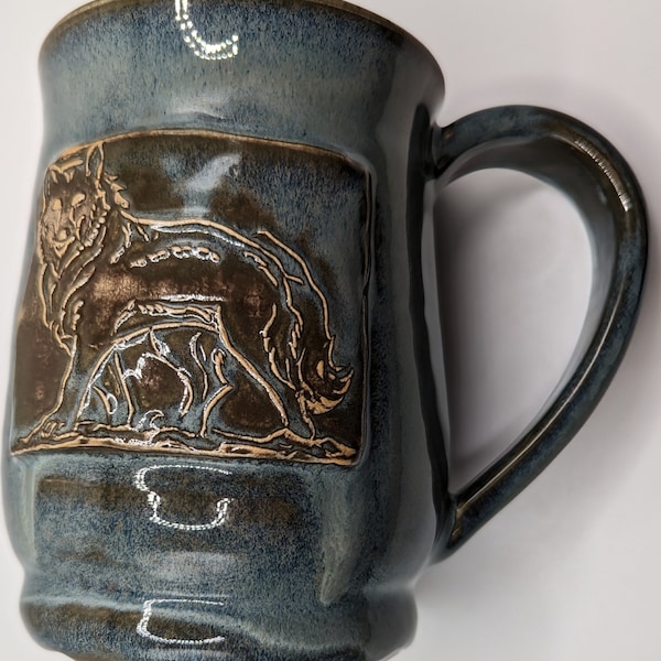 Wolf Coffee Mug - Etsy