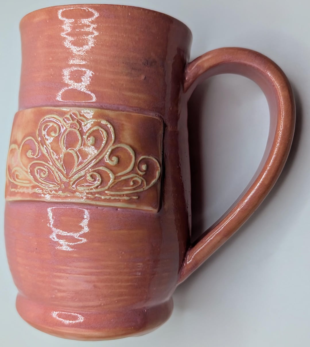 Handmade Pink Ceramic Tiara Mug, 16 Oz Pottery, 21-162 - Etsy