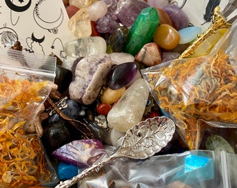 Witches Brew Witchy Crystal Scoop Witchy Crystal Confetti - Etsy