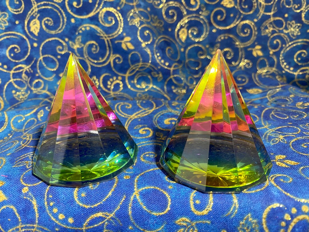 2” Glass Rainbow Prism - Etsy