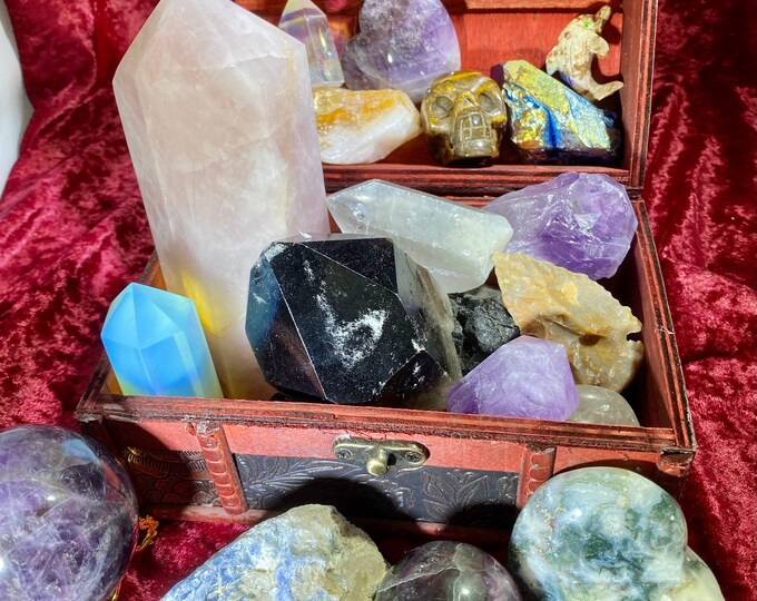 Build Your Own Crystal Treasure Box | Etsy