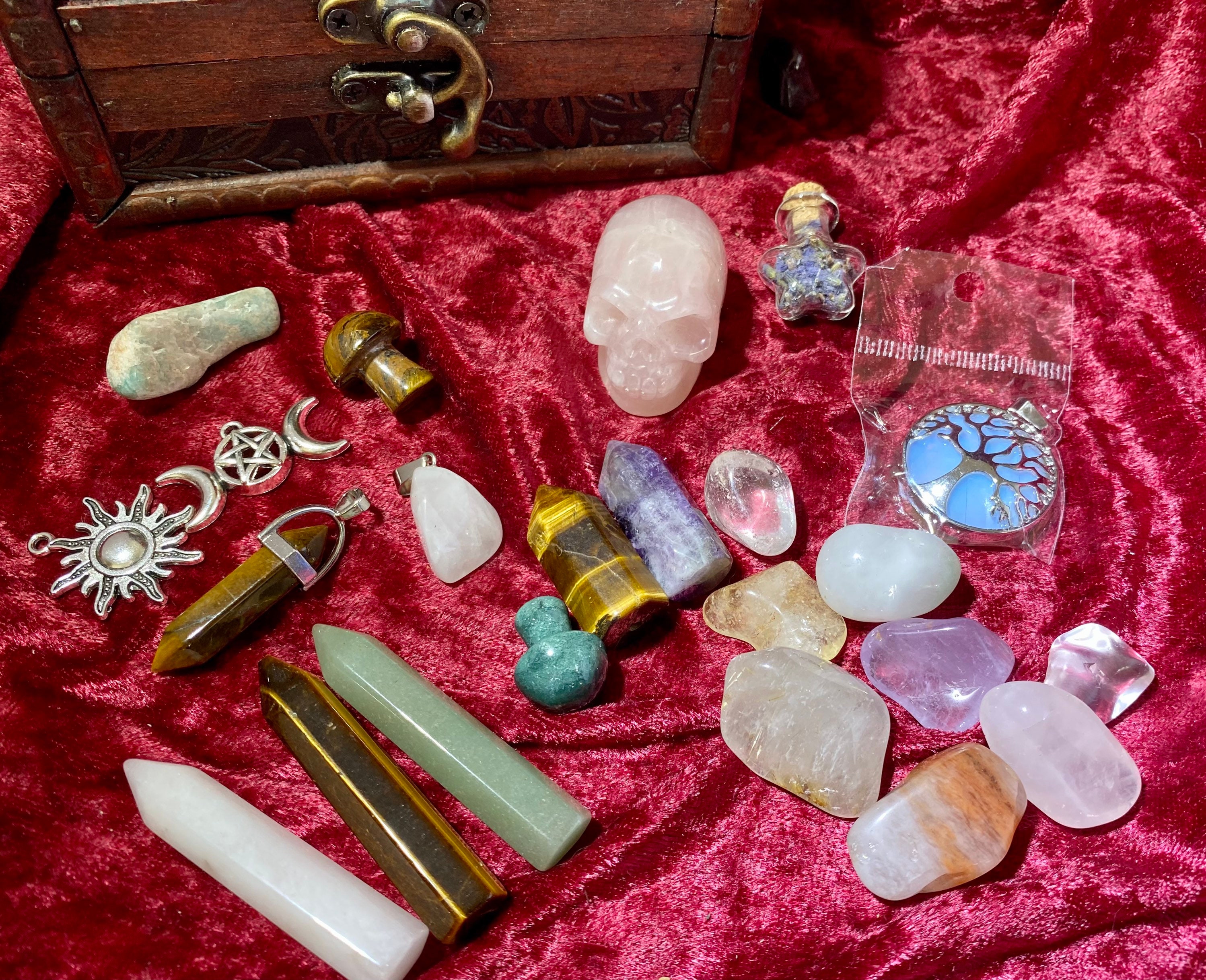 Large Mini Crystal Box - Etsy