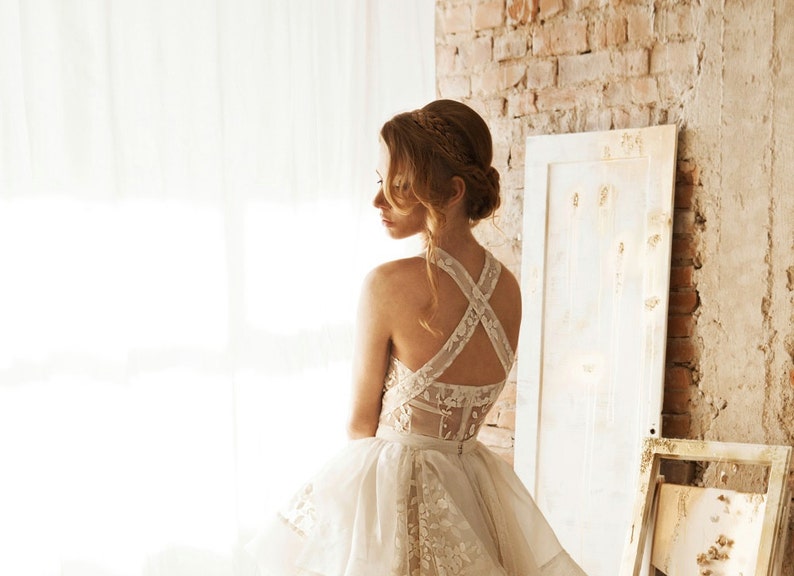 Bridal Separates Lace Tank Top Silk Tank Top Backless | Etsy