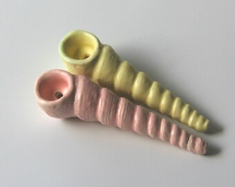 Really Cool Handmade Ceramic Pipes. by MudHedz on Etsy