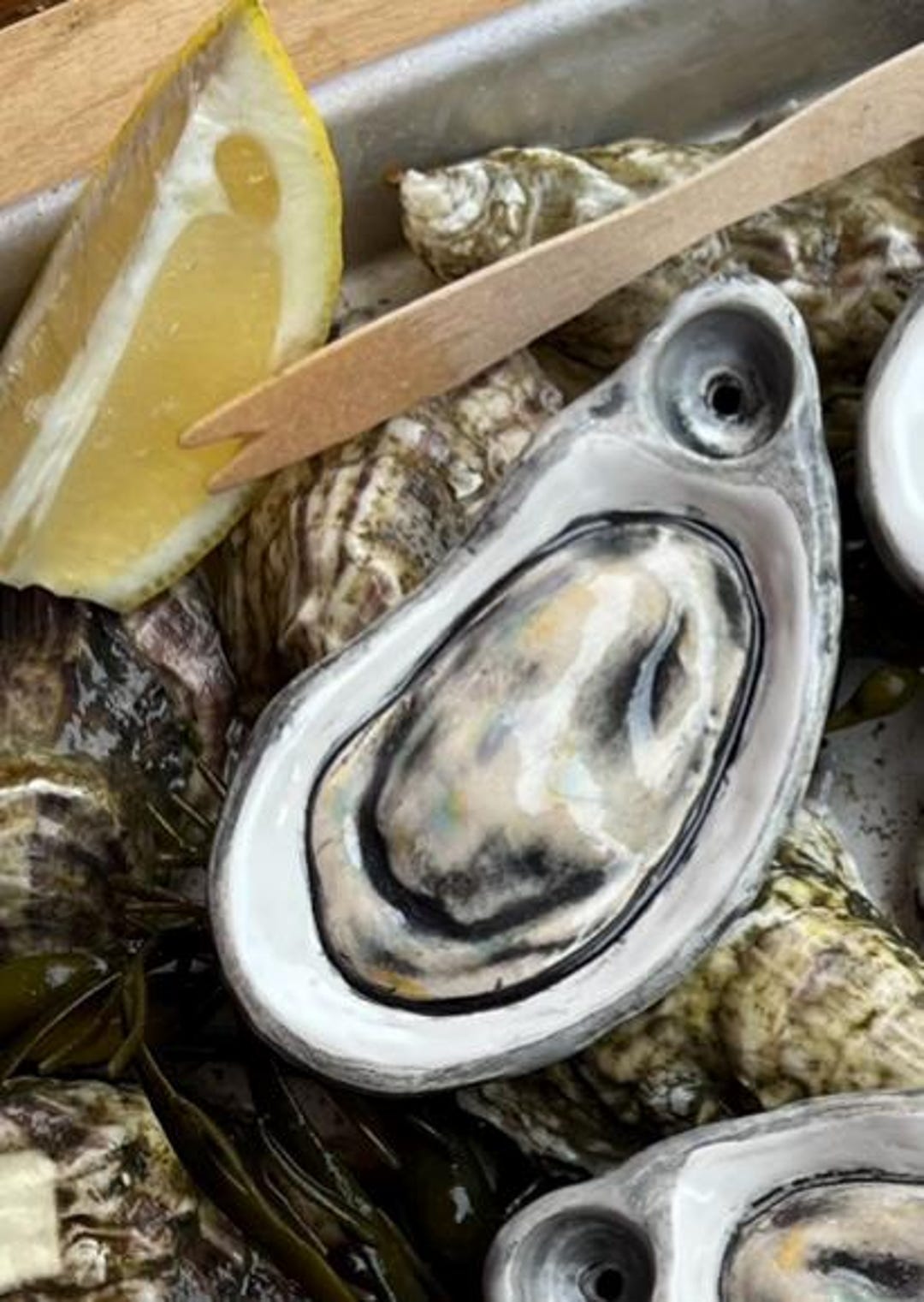 Oyster Pipe, Viral Tik Tok Oyster Pipe, Cape Cod Oyster Pipe - Etsy